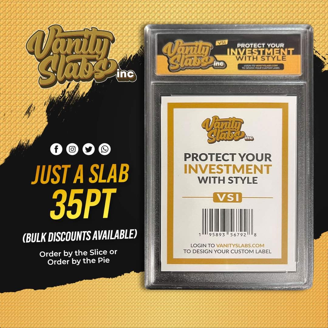 Empty Slab for Standard Size Trading Cards - Vanity Slabs Inc