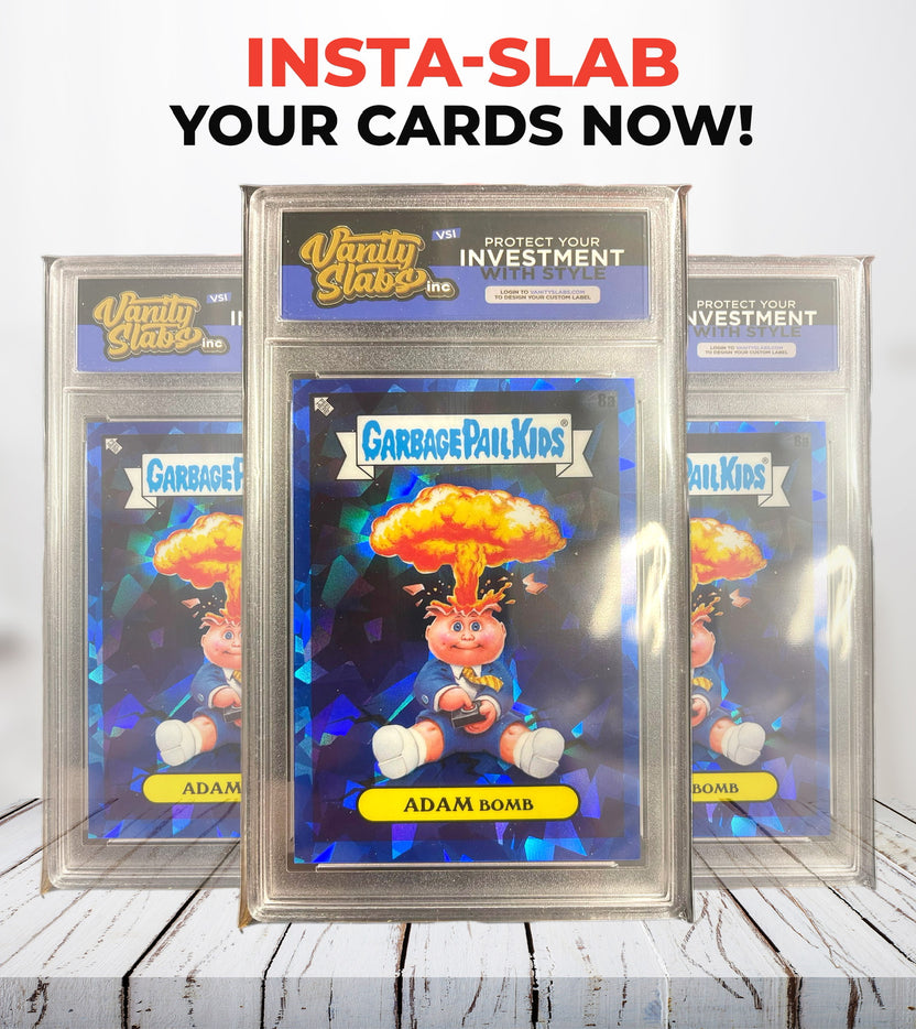 Patent Pending Reusable Trading Card Slabs | Custom Display Labels ...