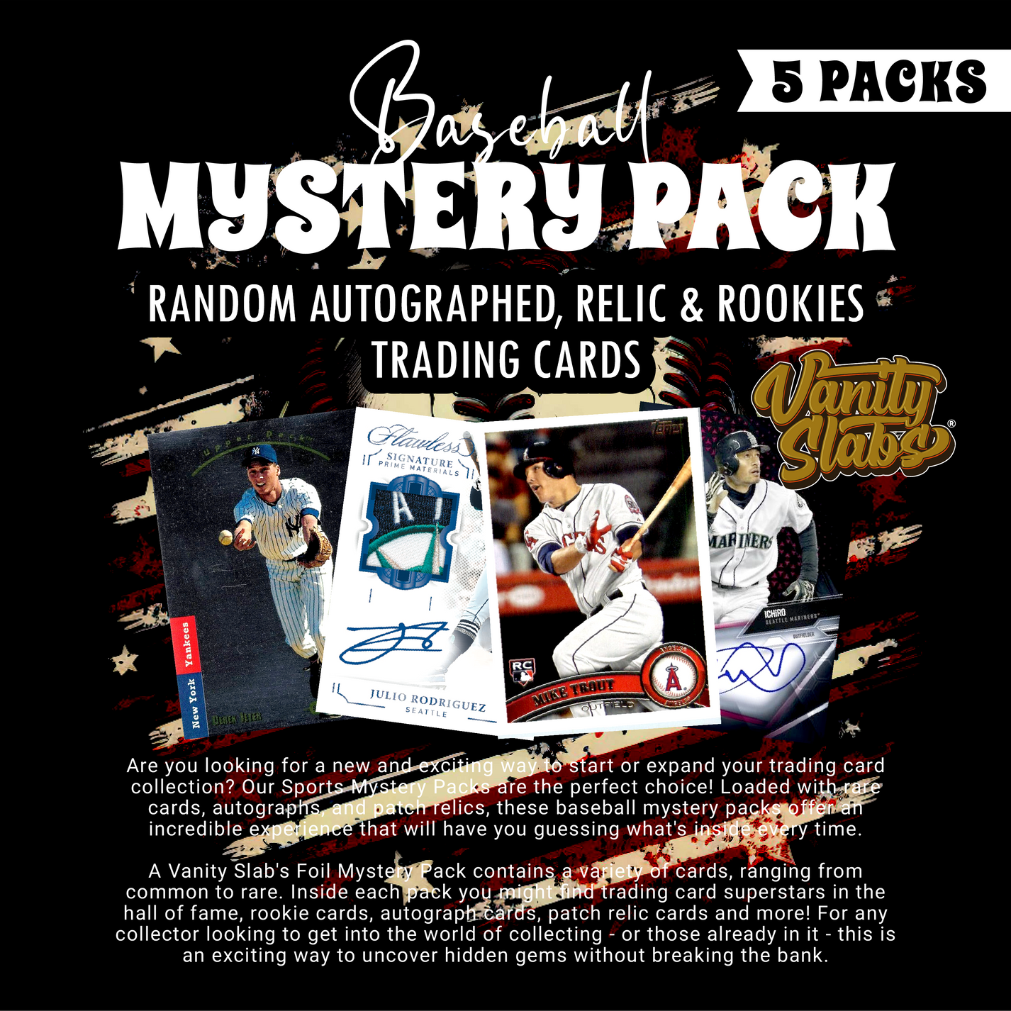 Vanity Slab’s Foil Mystery Baseball Packs Ultimate Elite – Vanity Slabs Inc