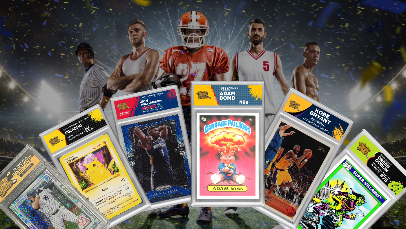 Patent Pending Reusable Trading Card Slabs | Custom Display Labels ...