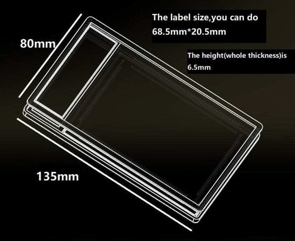 Vanity Slabs for Cards Empty Slab with Personalized Label – Vanity ...