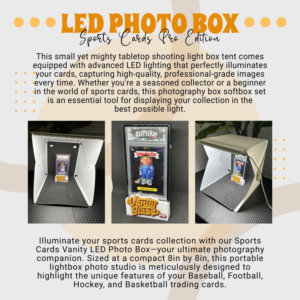 LED Photo Box Sports Cards Pro Vanities Slabs Exciting – Vanity Slabs Inc