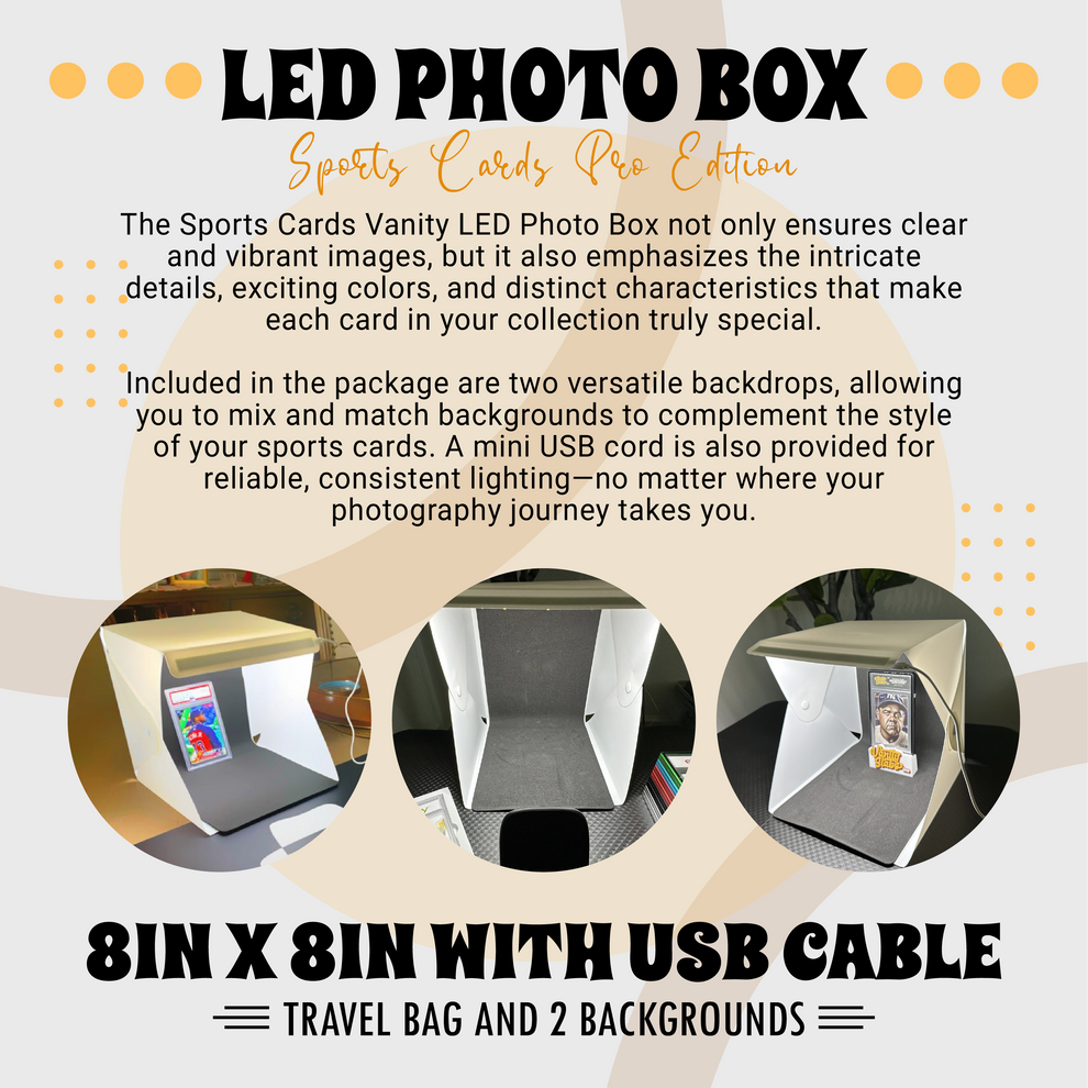 LED Photo Box Sports Cards Pro Vanities Slabs Exciting – Vanity Slabs Inc